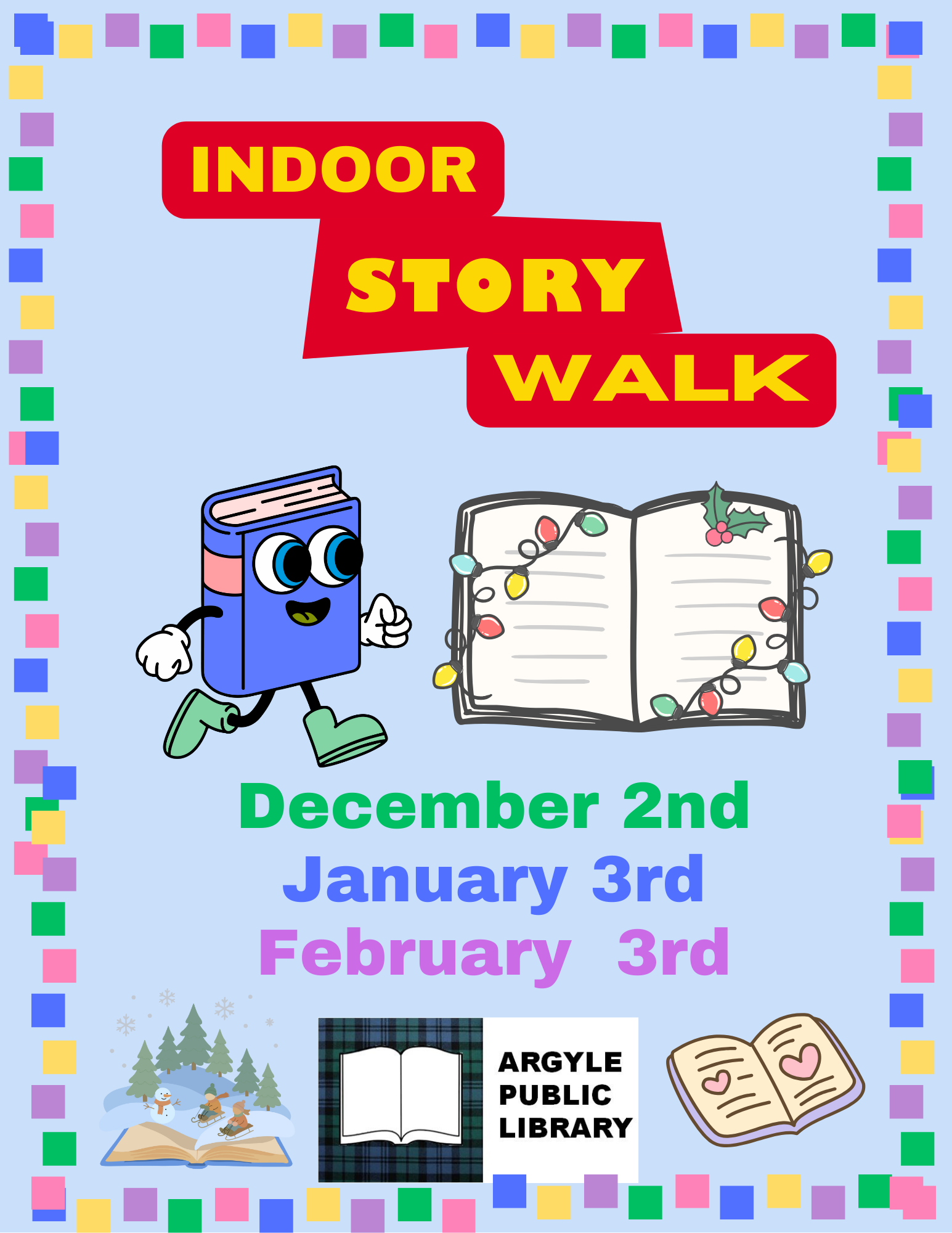 Indoor Story Walk – Argyle Public Library